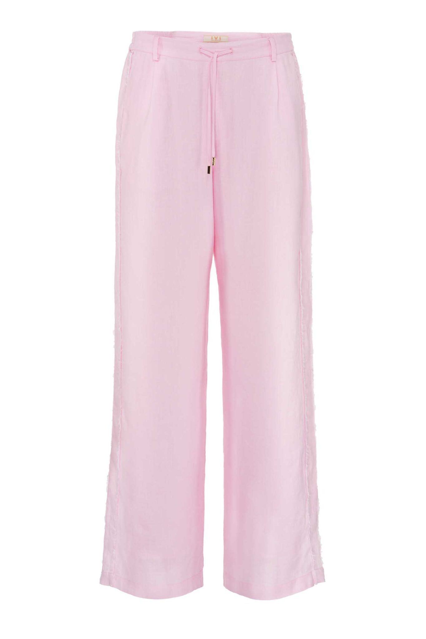 SOLID LINEN pants, rose – IVI GmbH